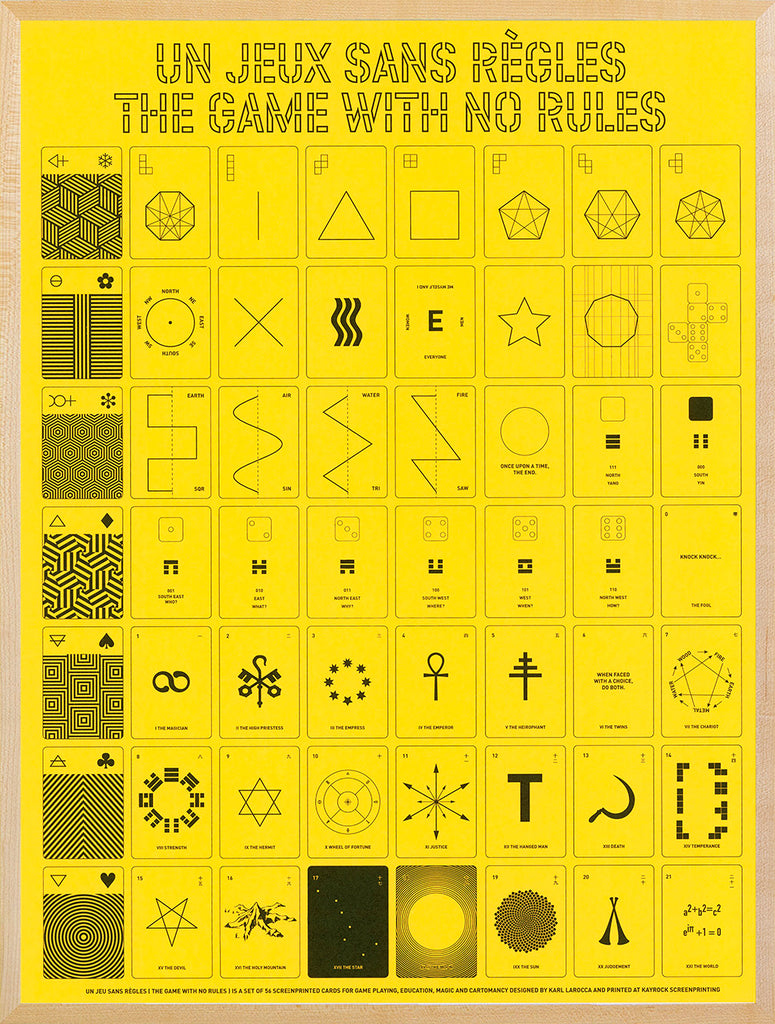 The Game With No Rules Poster – Kayrock Screenprinting