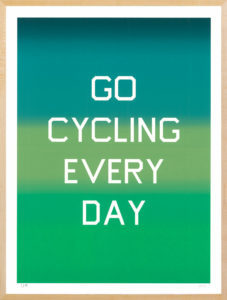Karl LaRocca: Go Cycling Every Day – Kayrock Screenprinting